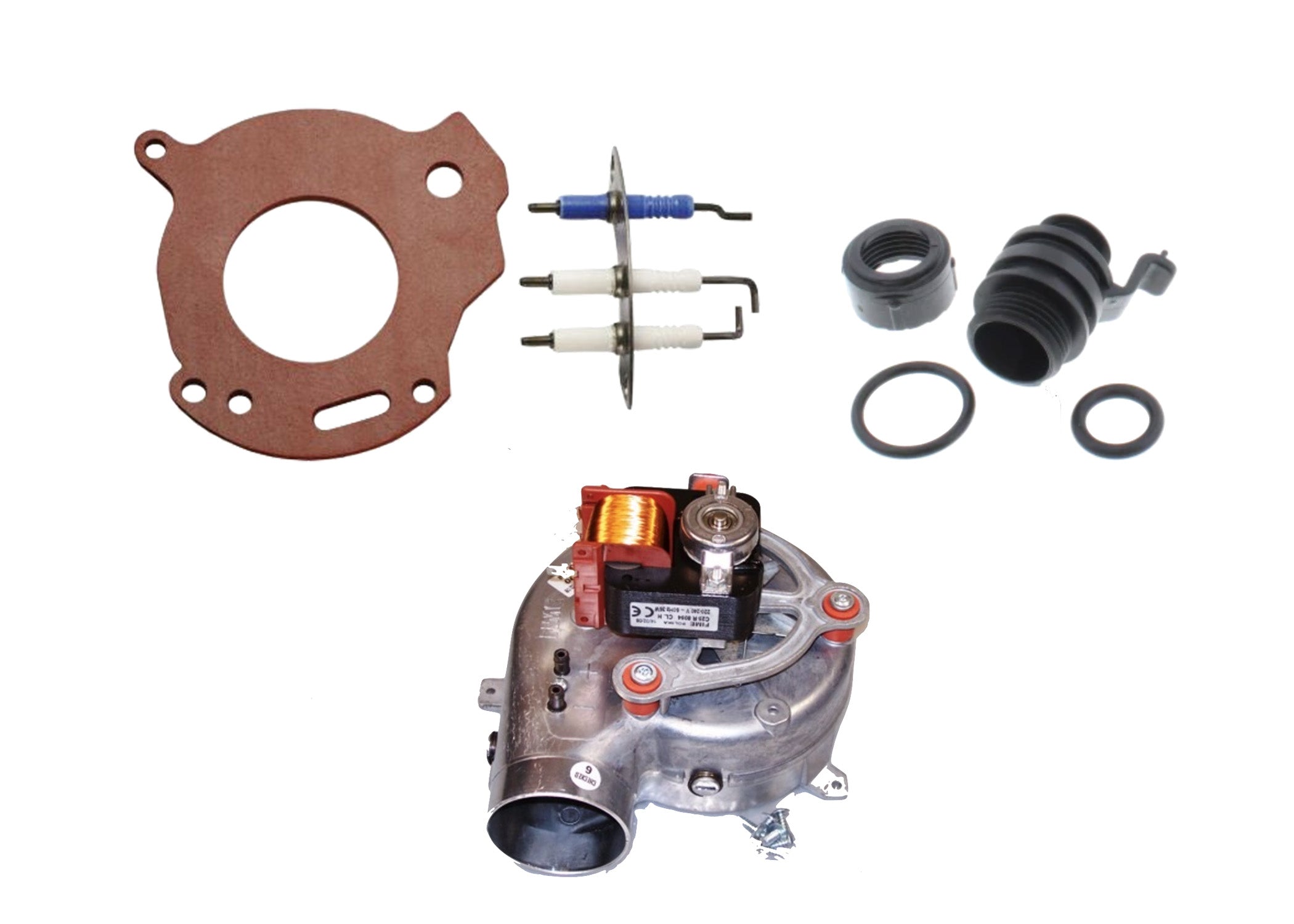Worcester Junior & Si Service Pack | Electrode & Gasket | Flow Sensor, Fan